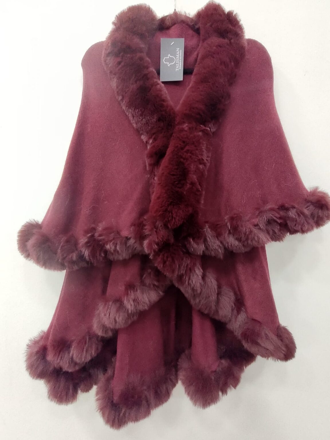 Poncho Piel doble Colores – TALISMAN